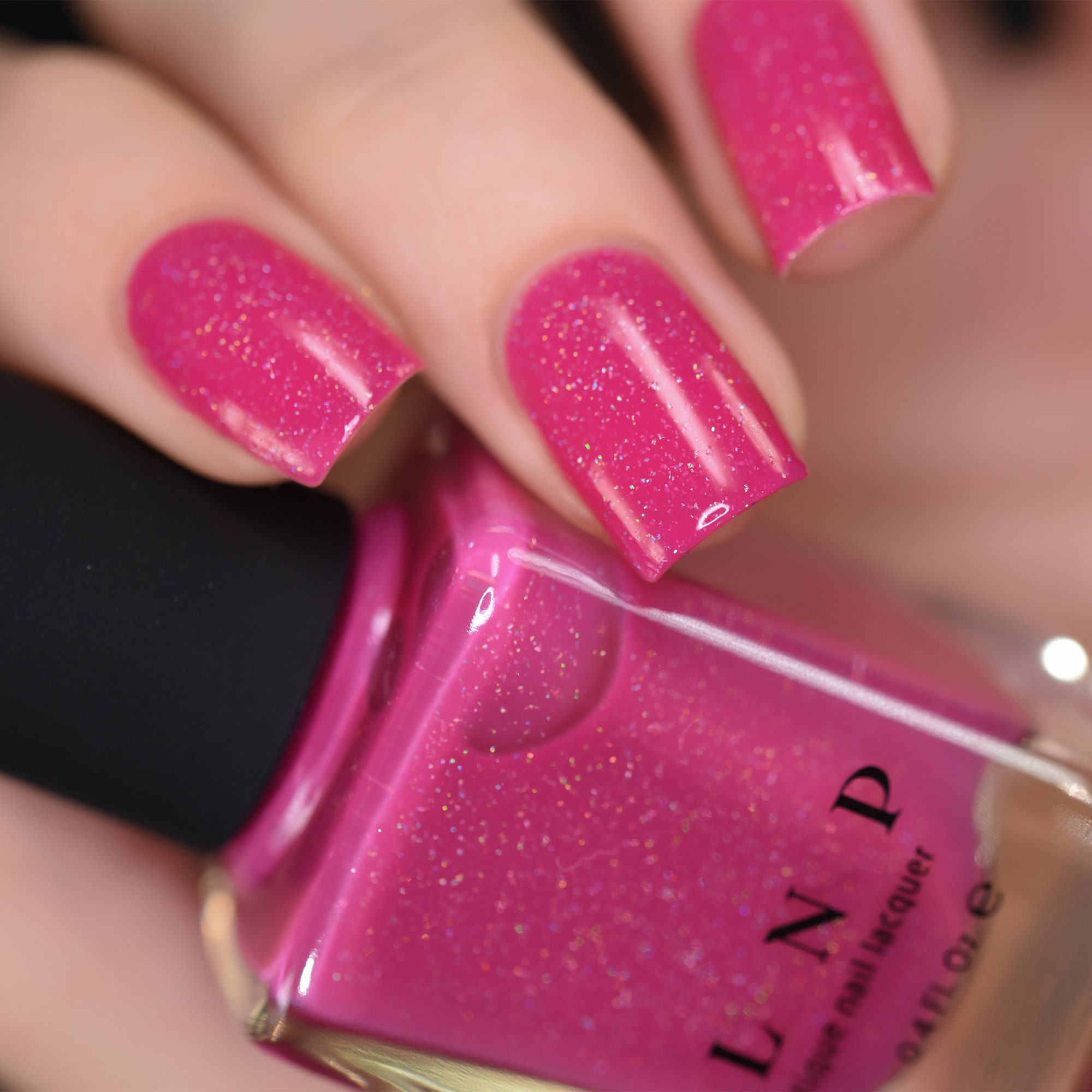 Party Hat Deep Cerise Pink Holographic Nail Polish - Etsy