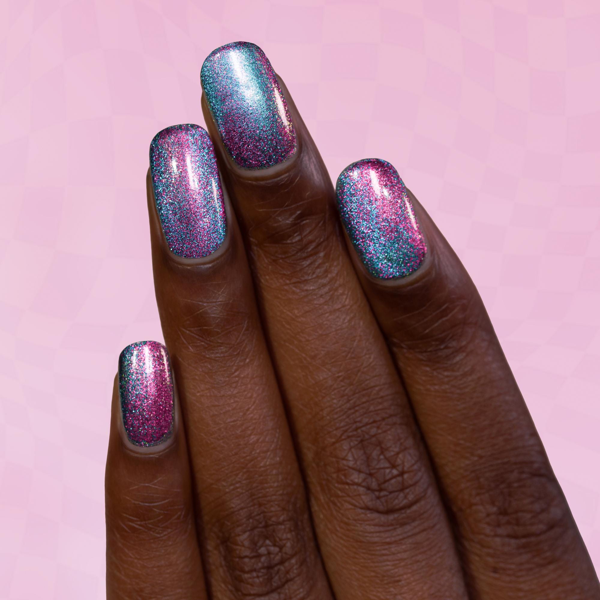Flip Side - Pink to Blue Magnetic Shimmer Nail Polish - Etsy