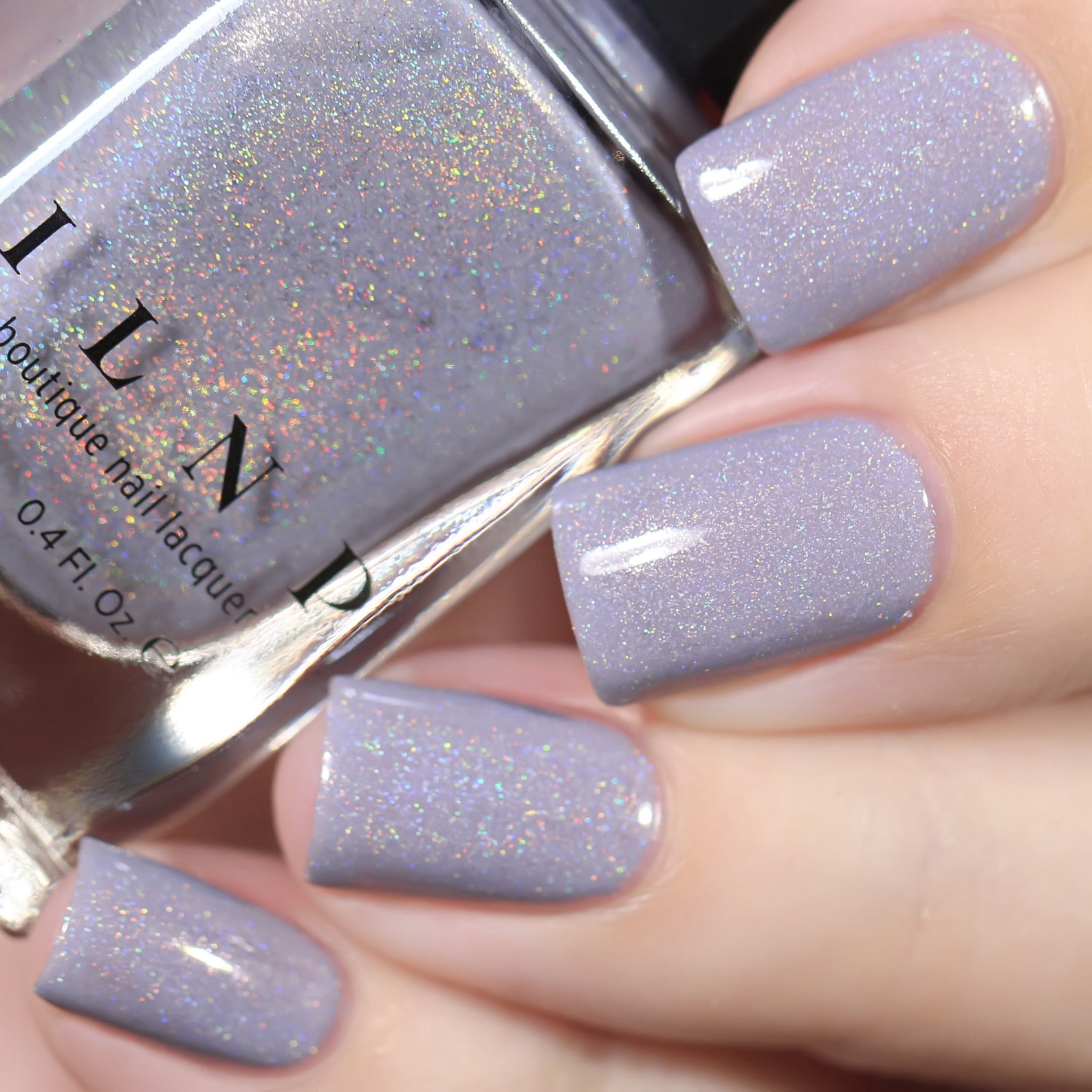 ASAP - Soft Periwinkle Blue Holographic Nail Polish - Etsy