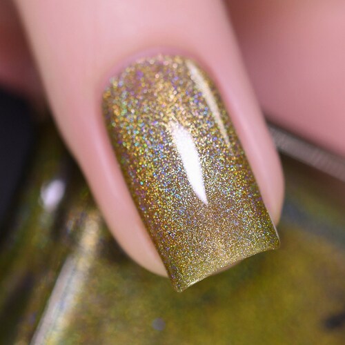 Holly Deep Spruce Green Holographic Jelly Nail Polish - Etsy