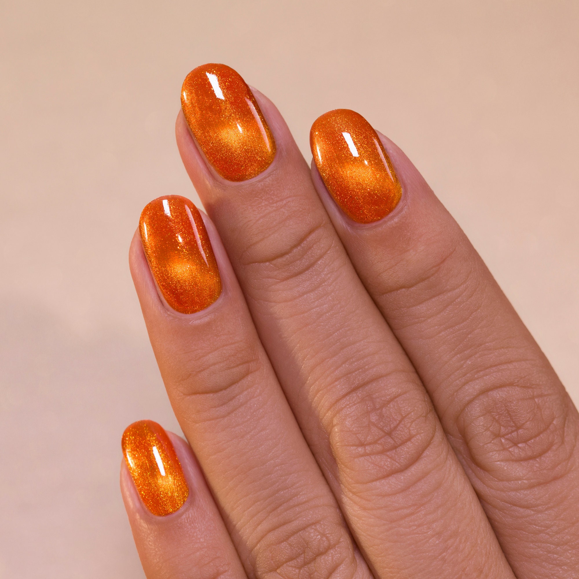 Amber Warm Amber Magnetic Nail Polish - Etsy