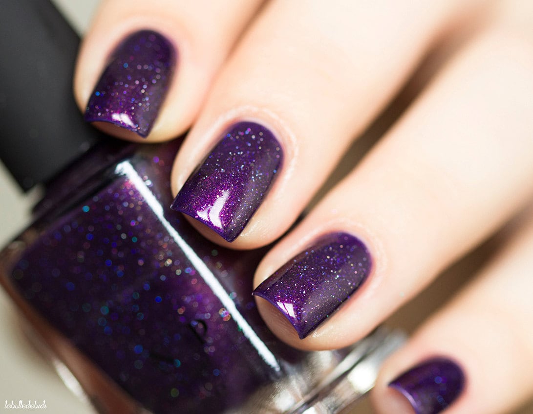 Storytelling Sultry Dark Purple Holographic Nail Polish - Etsy