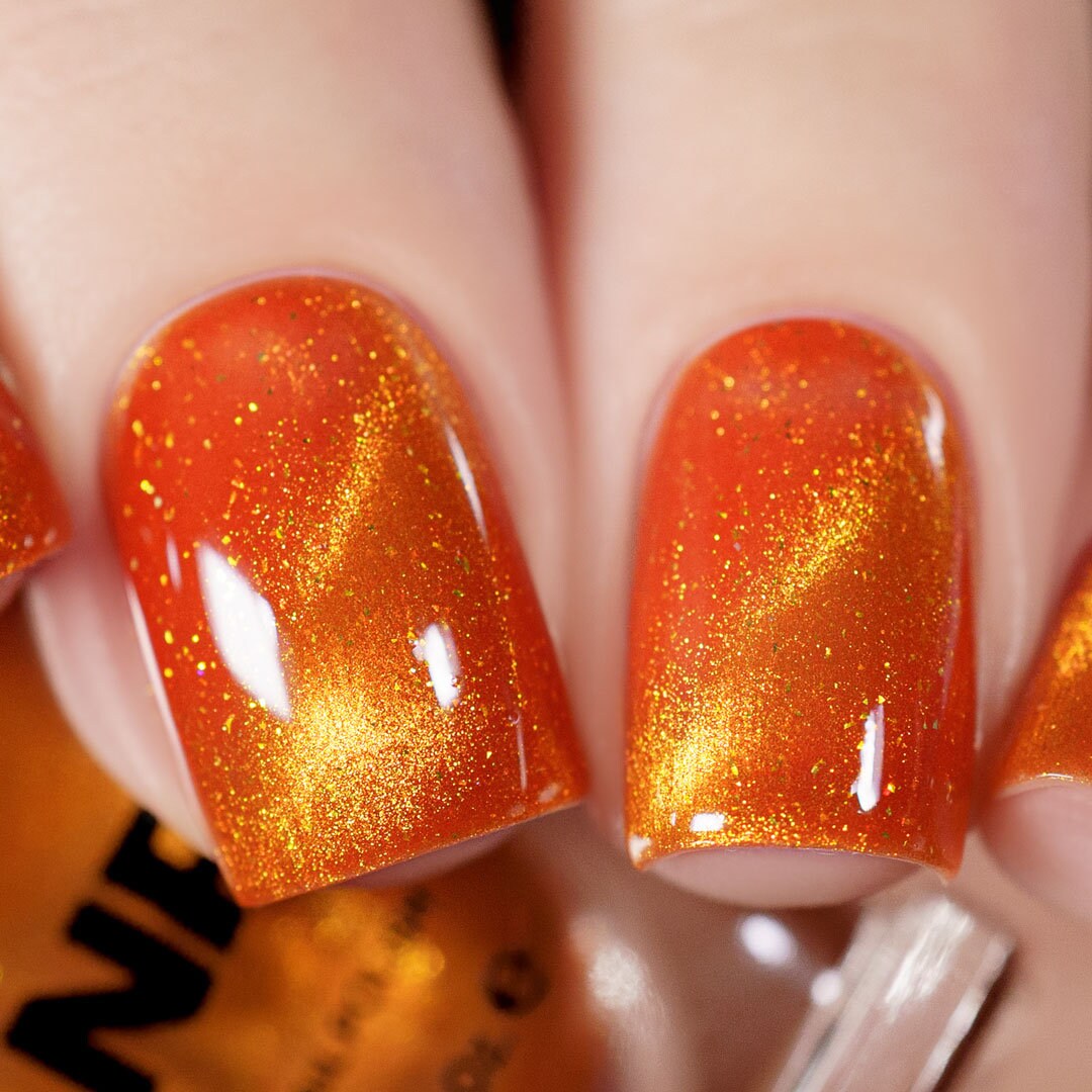 Amber Warm Amber Magnetic Nail Polish - Etsy