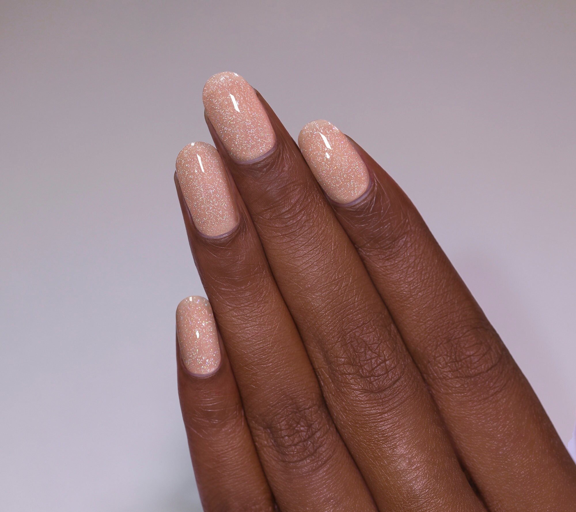 Toasted - Soft Beige Holographic Jelly Nail Polish - Etsy