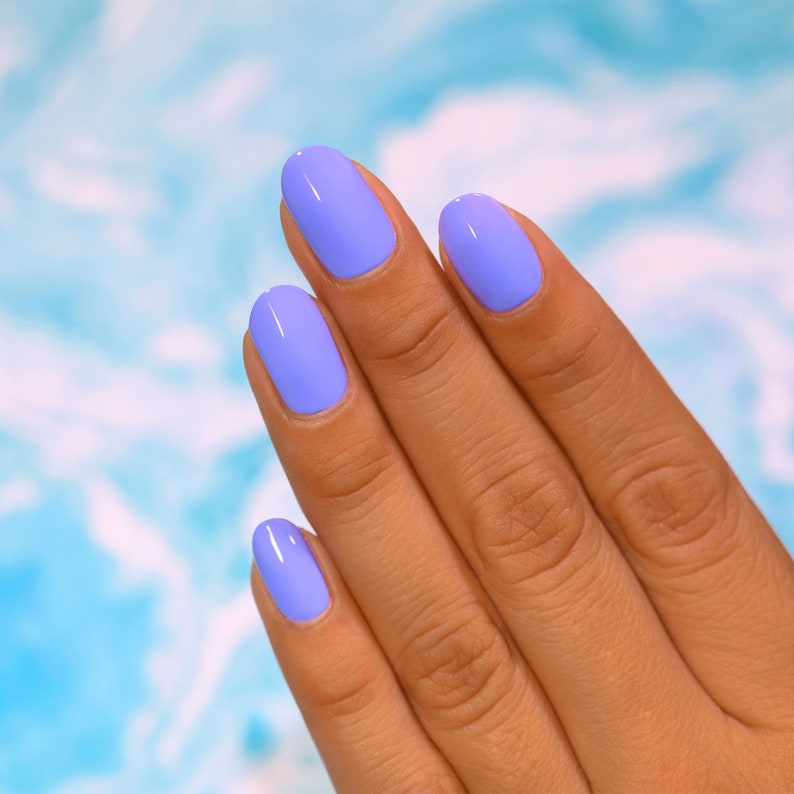 High Dive Vibrant Blue-violet Cream Nail Polish - Etsy
