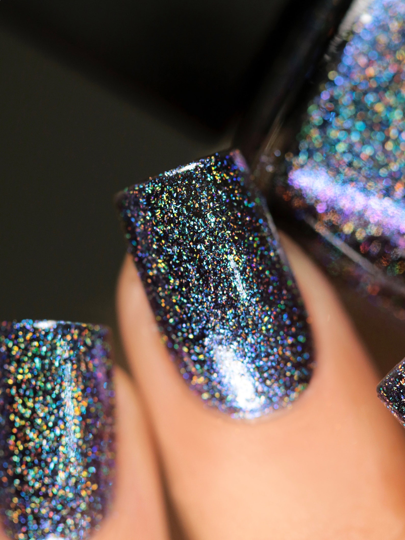 Night Drive Blue to Purple Color Kissed Ultra Holographic - Etsy