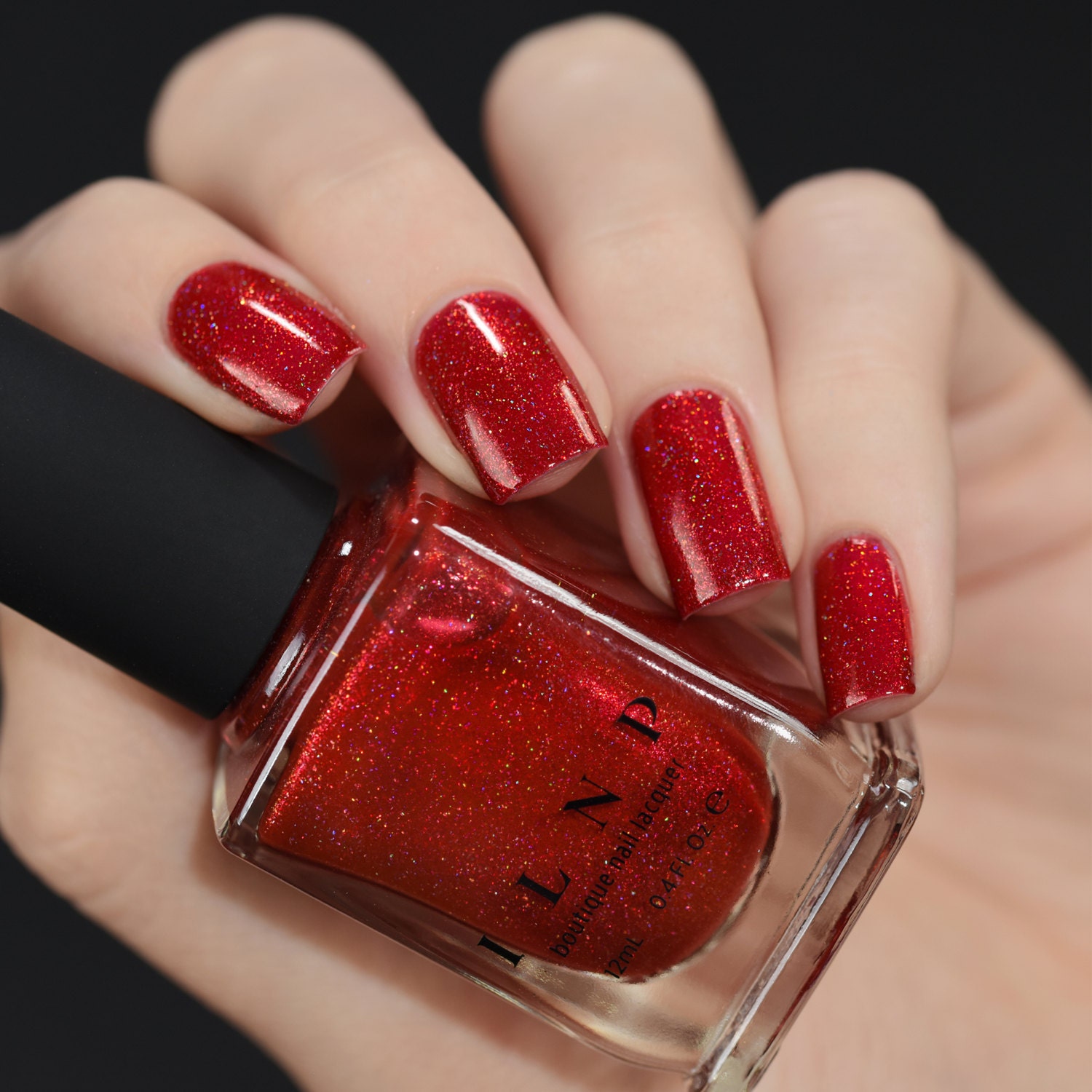 Stopping Traffic Fire Engine Red Holographic Nail Polish - Etsy