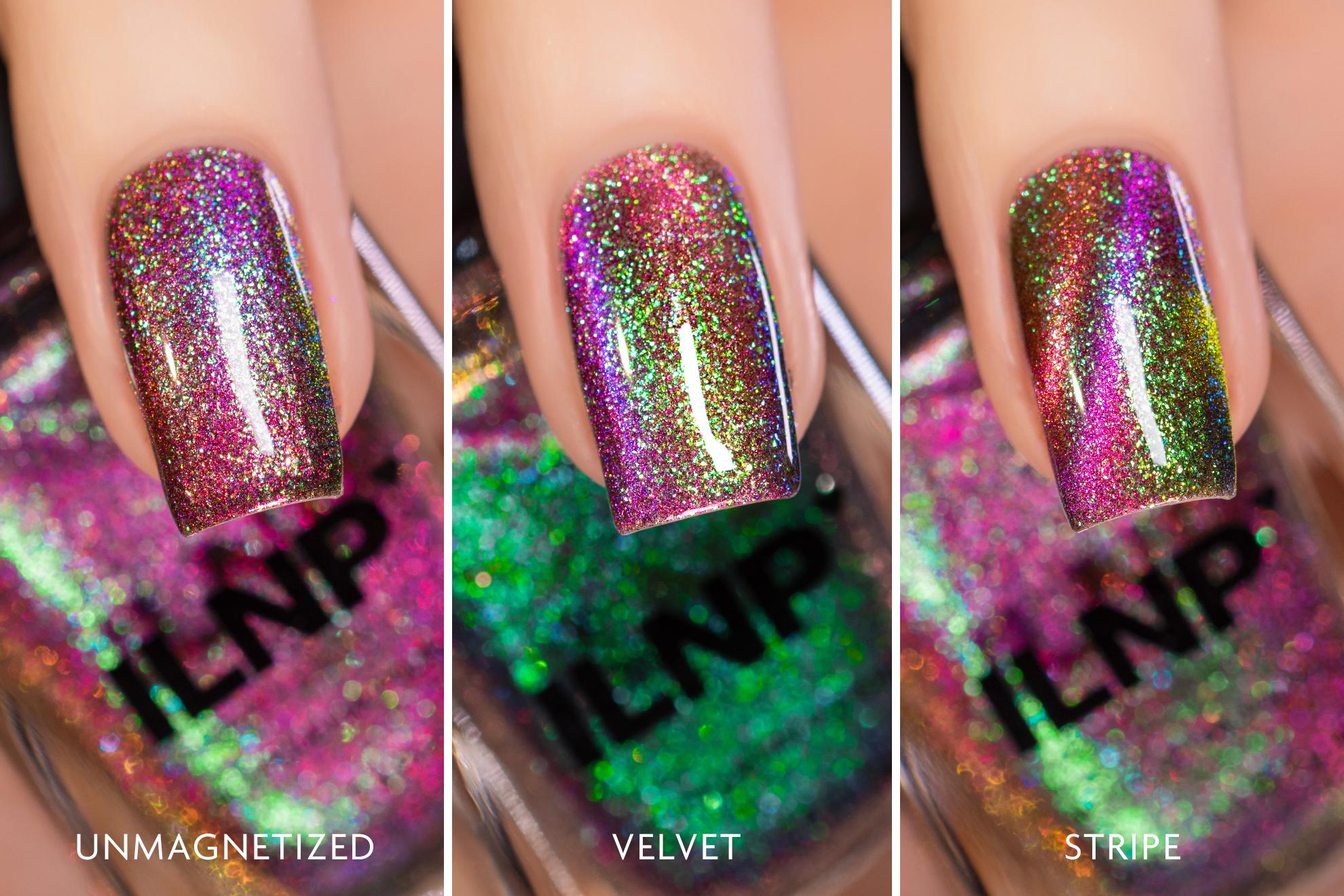 Warped - Green to Purple Magnetic Shimmer Nail Polish - Etsy