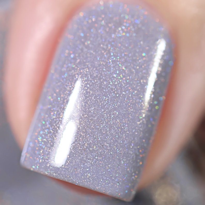 ASAP Soft Periwinkle Blue Holographic Nail Polish - Etsy Australia