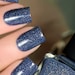Better Days Muted Midnight Blue Holographic Nail Polish - Etsy