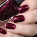 Royalty Deep Claret Holographic Nail Polish - Etsy
