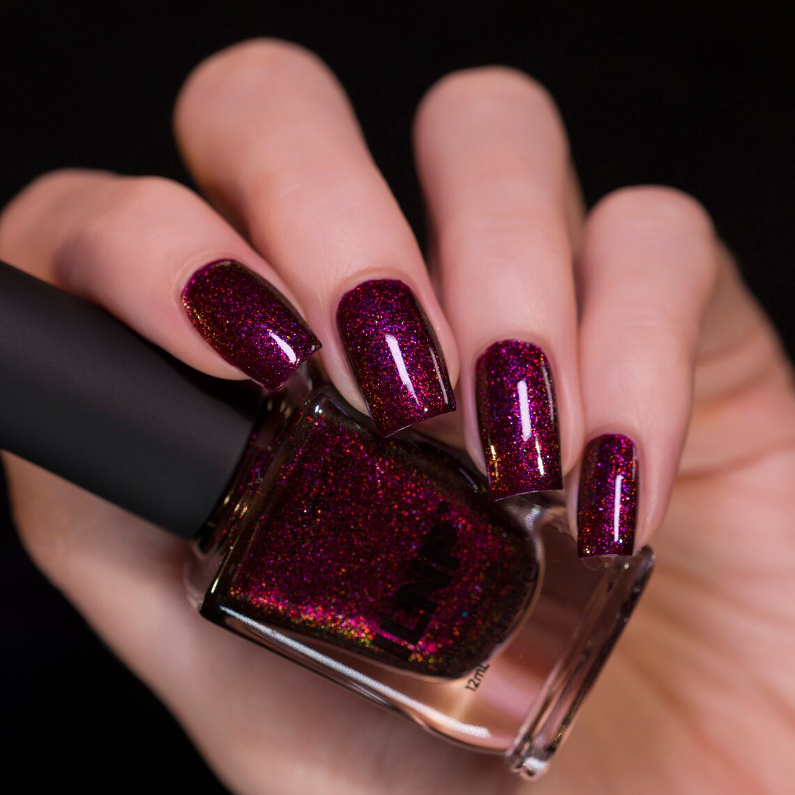 Dakota Blackened Berry Shimmer Nail Polish - Etsy