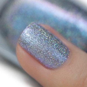 Full Moon - Cool Blue to Purple Color Kissed Ultra Holo Nail Polish - Etsy