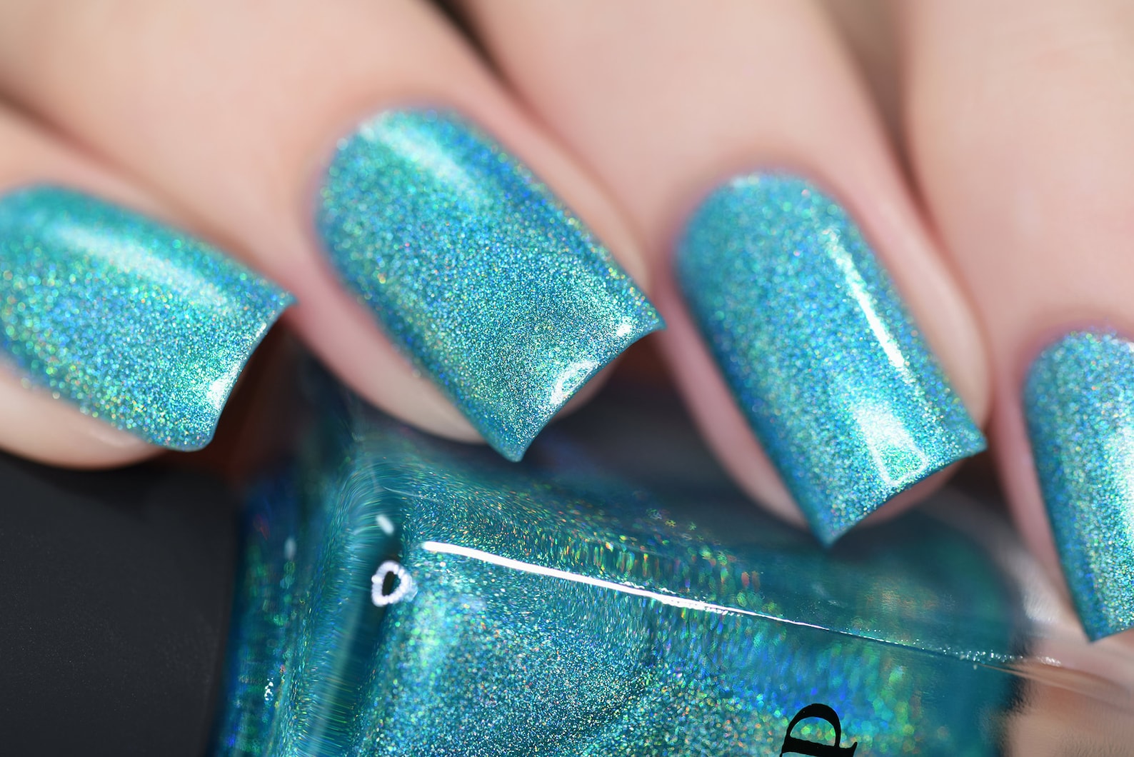 Sail Away - Vivid Turquoise Ultra Holographic Nail Polish - Etsy