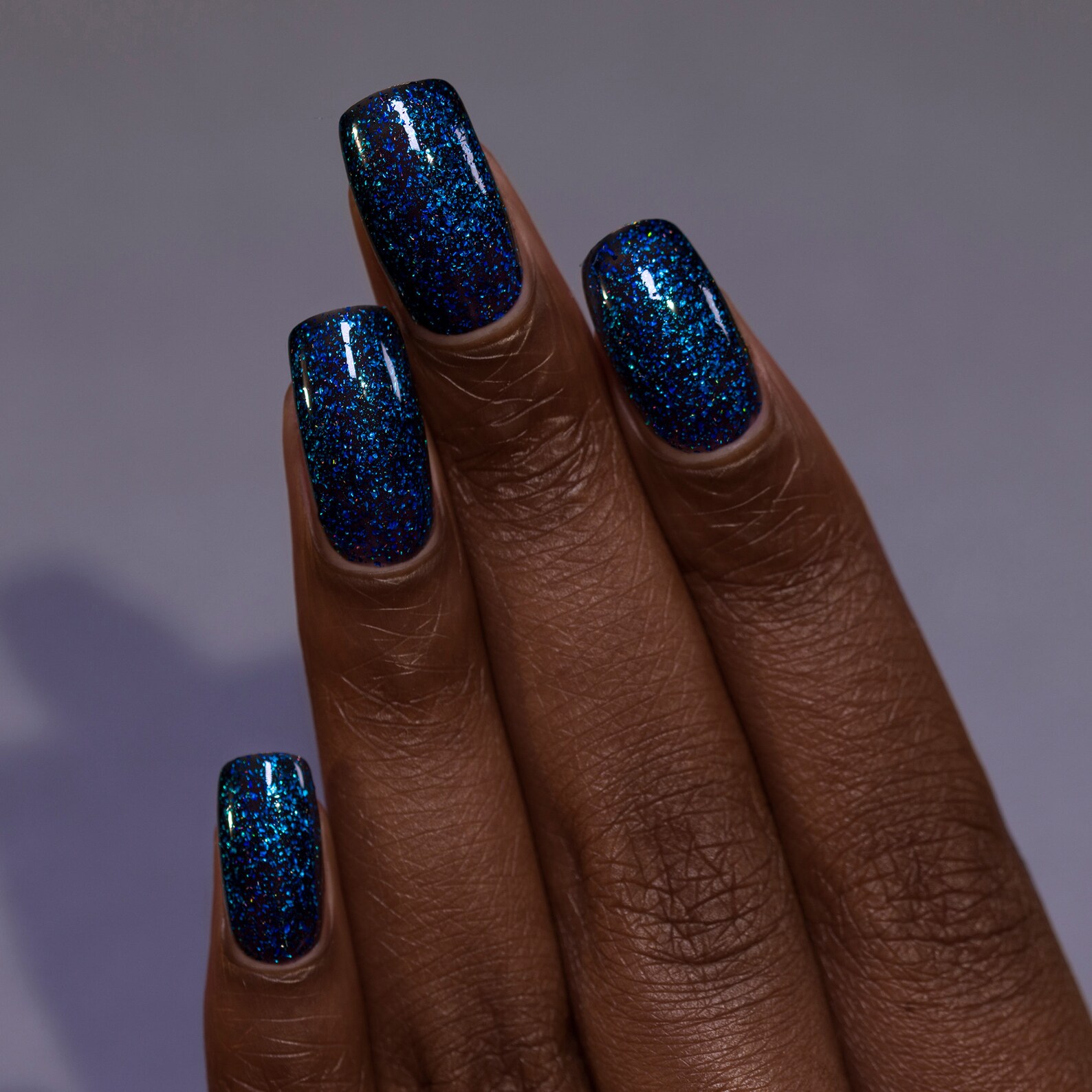 Lured - Blackened Teal Holographic Jelly Nail Polish - Etsy