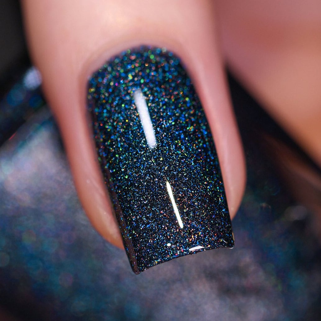 Skyline Midnight Sapphire Blue Ultra Holo™ Nail Polish - Etsy