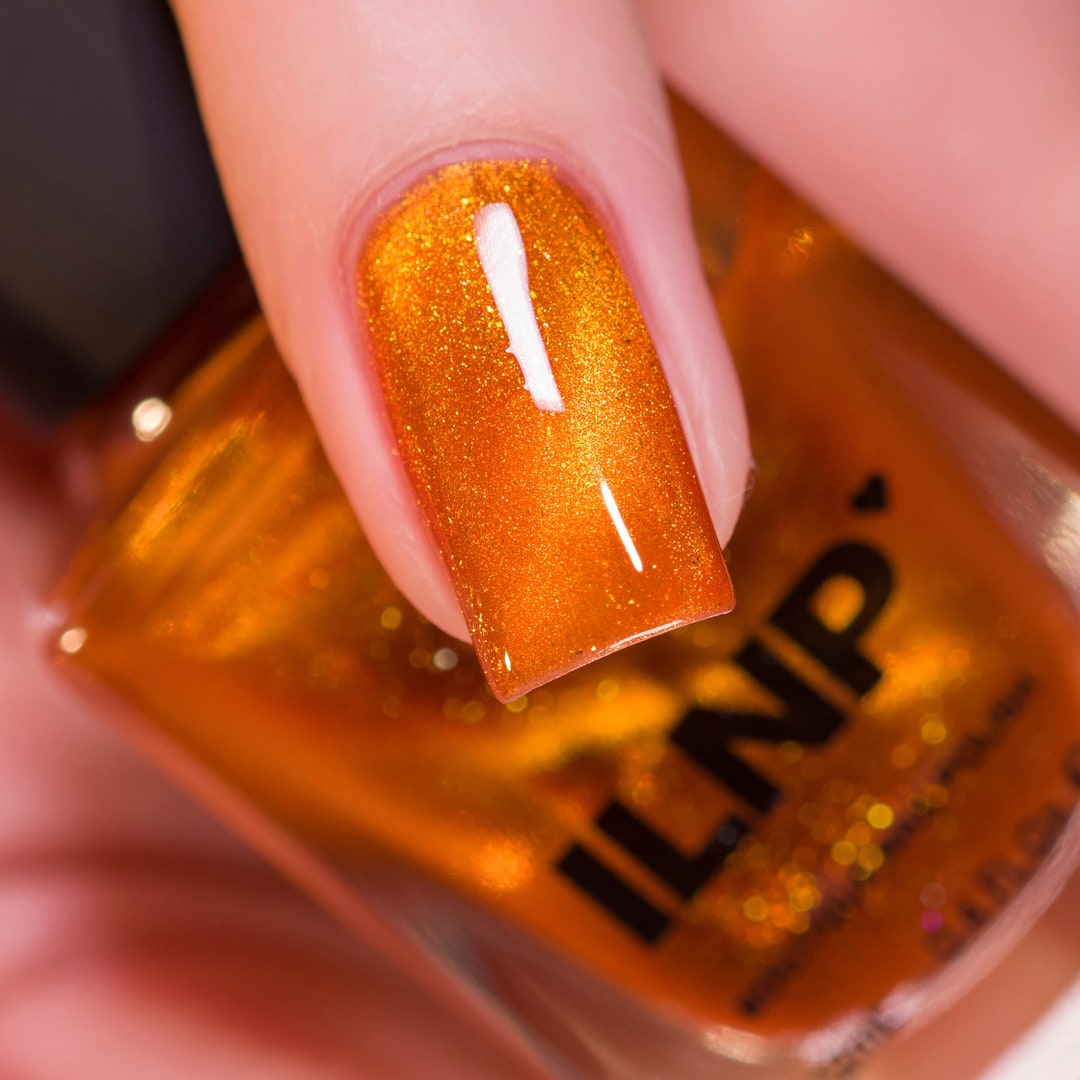 Amber - Warm Amber Magnetic Nail Polish - Etsy