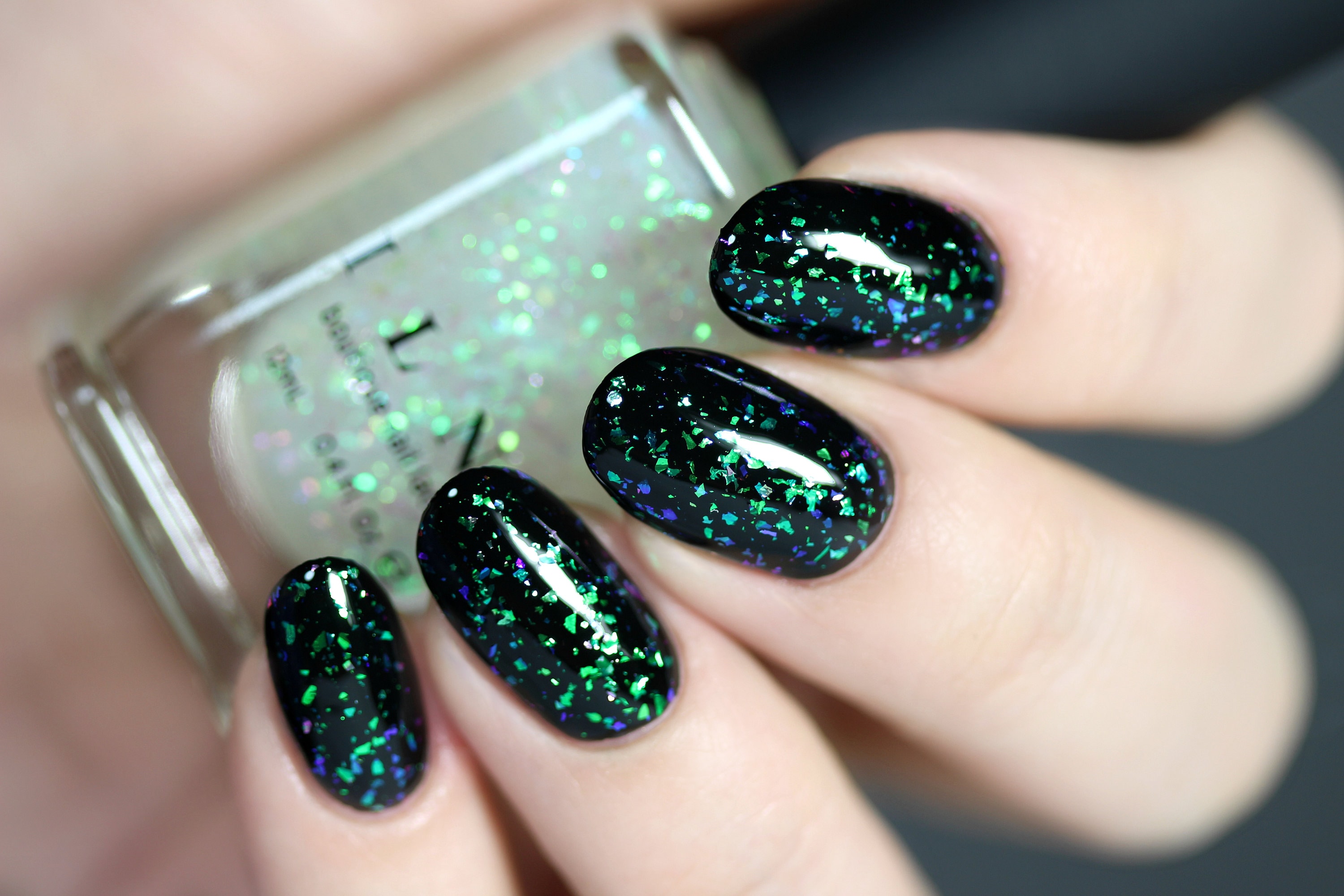 Imagine That - Green, Blue, Violet Color Shifting Iridescent Flakie ...