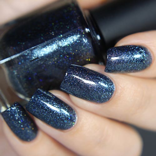 Skyline Midnight Sapphire Blue Ultra Holo™ Nail Polish - Etsy