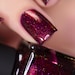 Royalty Deep Claret Holographic Nail Polish - Etsy