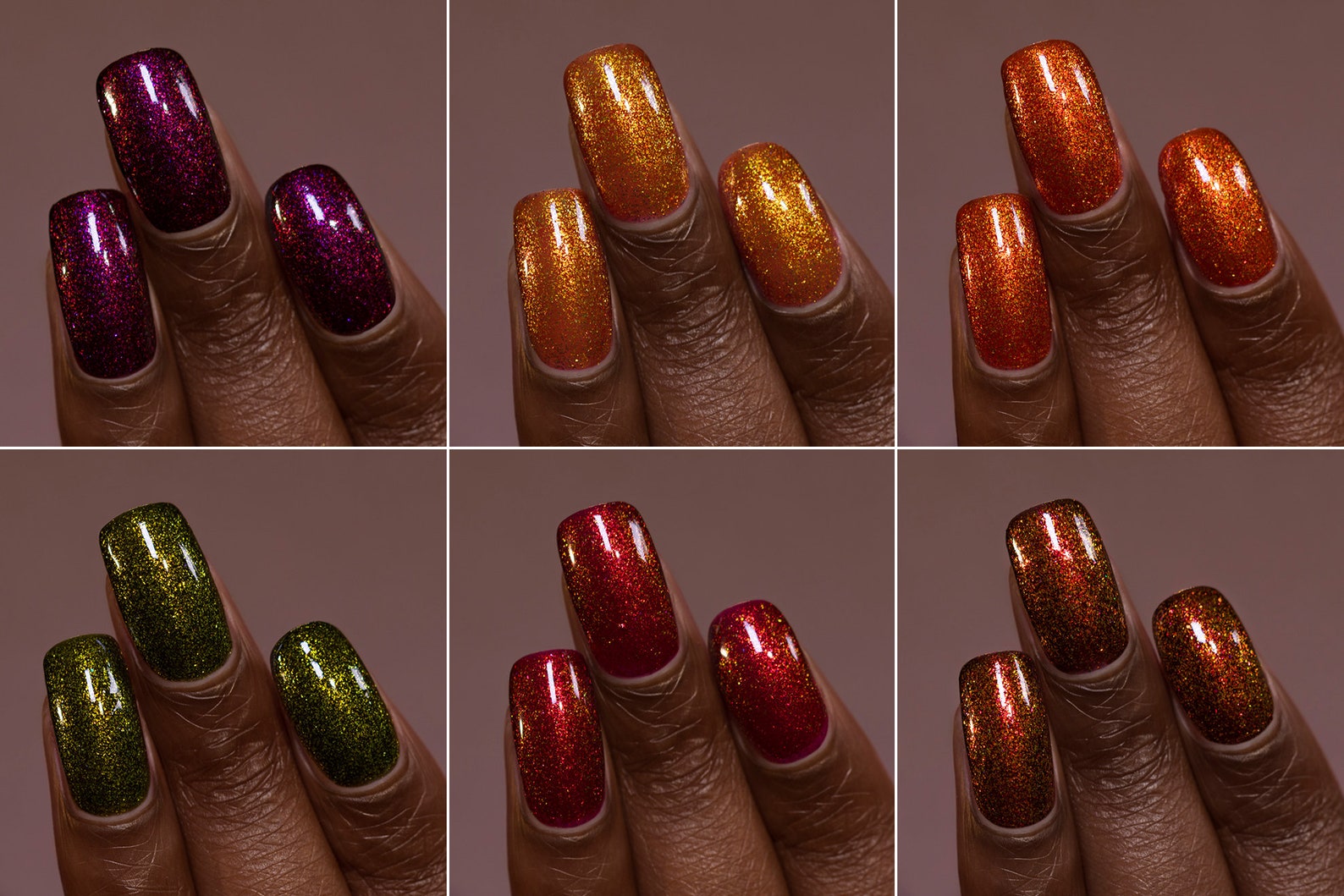 Harvest Collection - Rich and Warm Fall Nail Polish Collection - Etsy