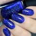 Downpour - Bold Indigo Blue Holographic Nail Polish - Etsy Canada