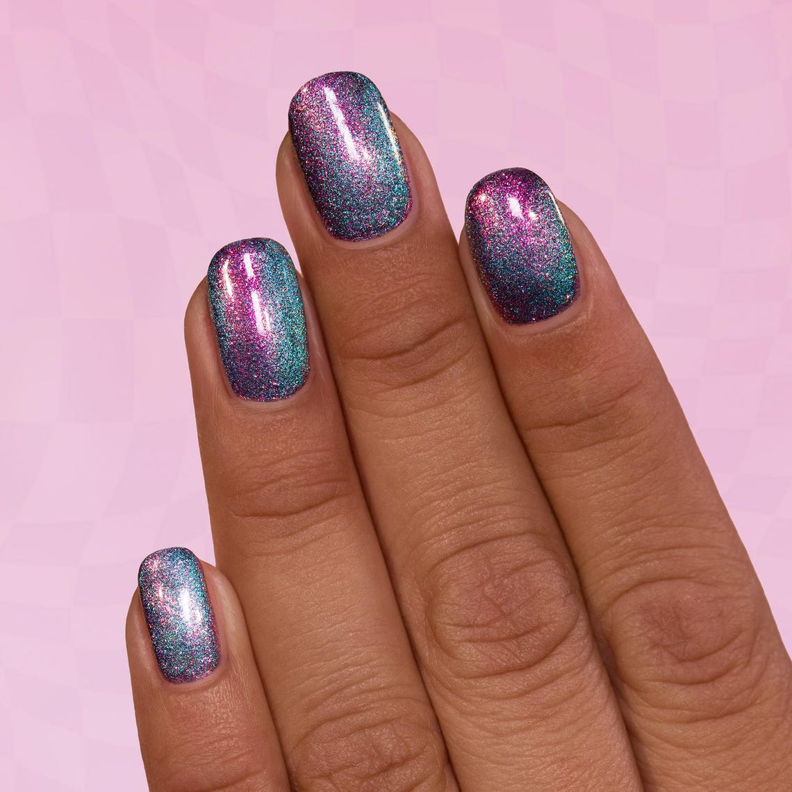 Flip Side - Pink to Blue Magnetic Shimmer Nail Polish - Etsy
