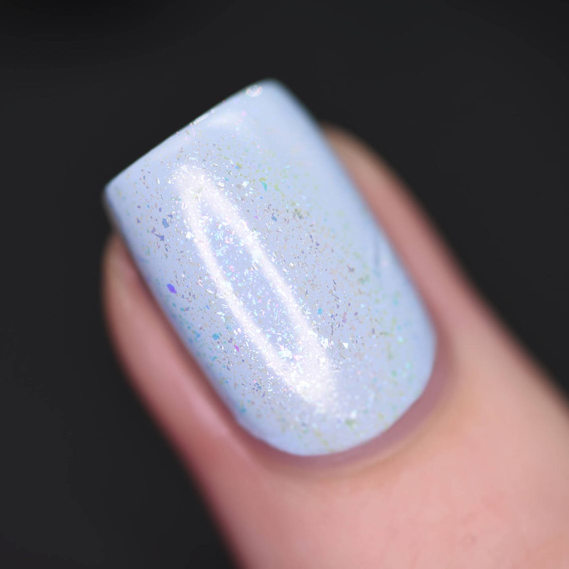 Moonstone Blue Purple Pink Iridescent Topper Nail Polish - Etsy