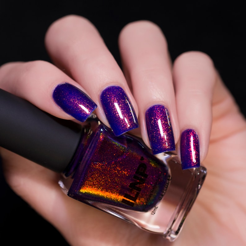 Hallucinate Rich Indigo Shimmer Nail Polish - Etsy