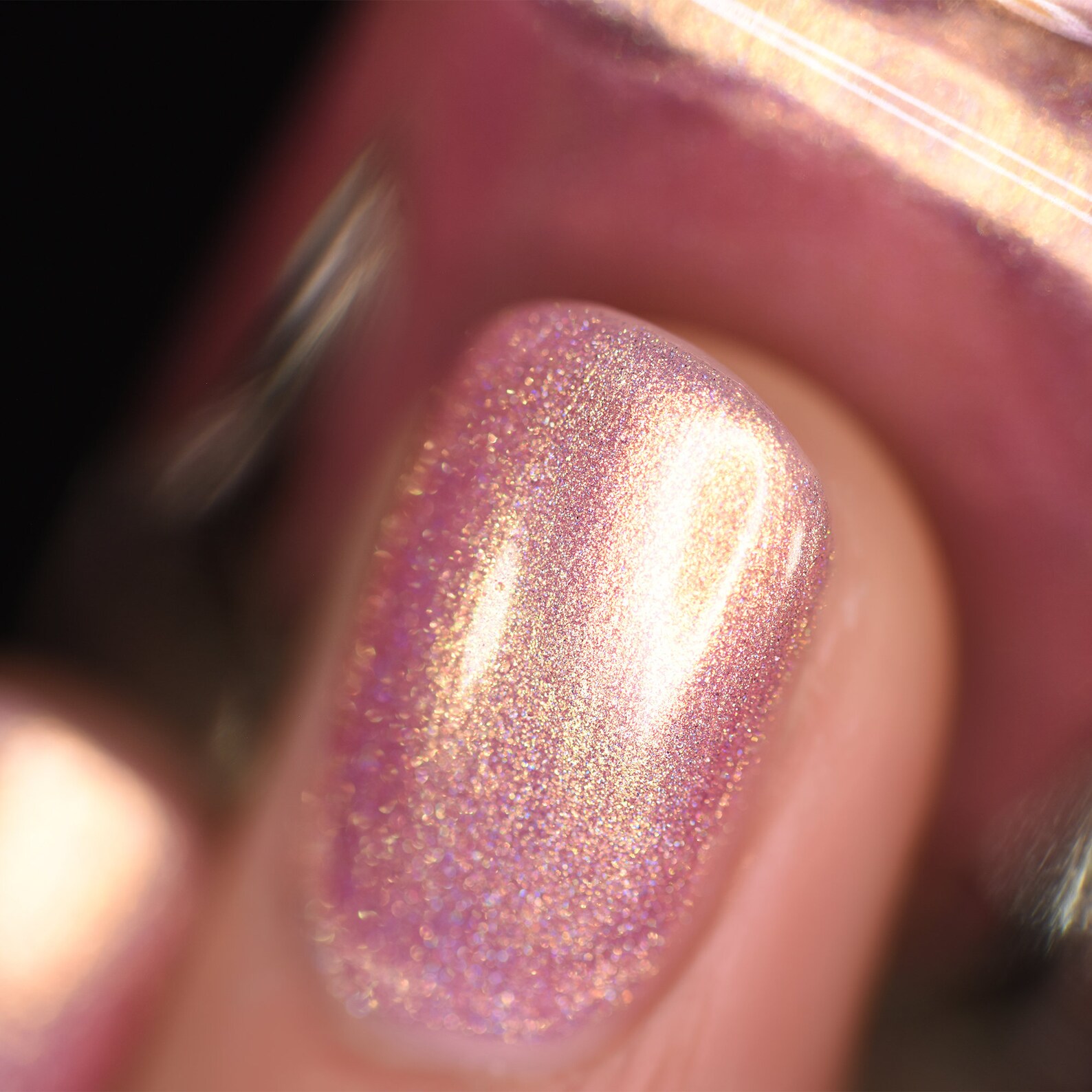 Yes Please Soft Pink Holographic Shimmer Nail Polish | Etsy