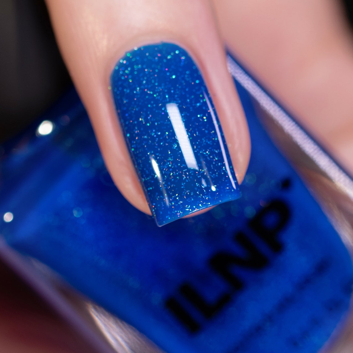 Songbird - Vivid Cobalt Blue Holographic Jelly Nail Polish - Etsy