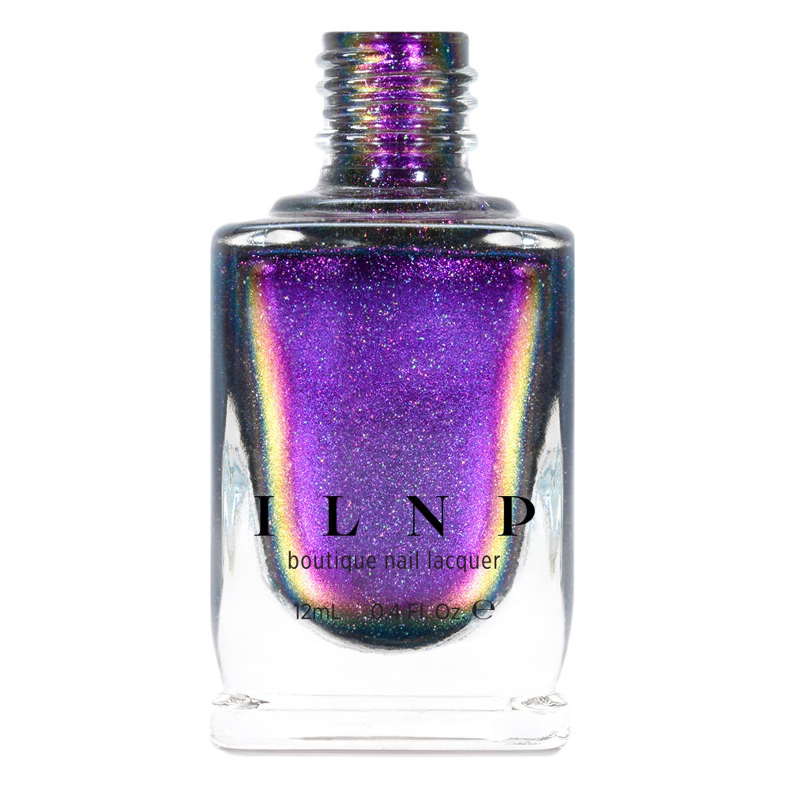 Tilted H Purple to Orange Holographic Ultra Chrome Nail | Etsy