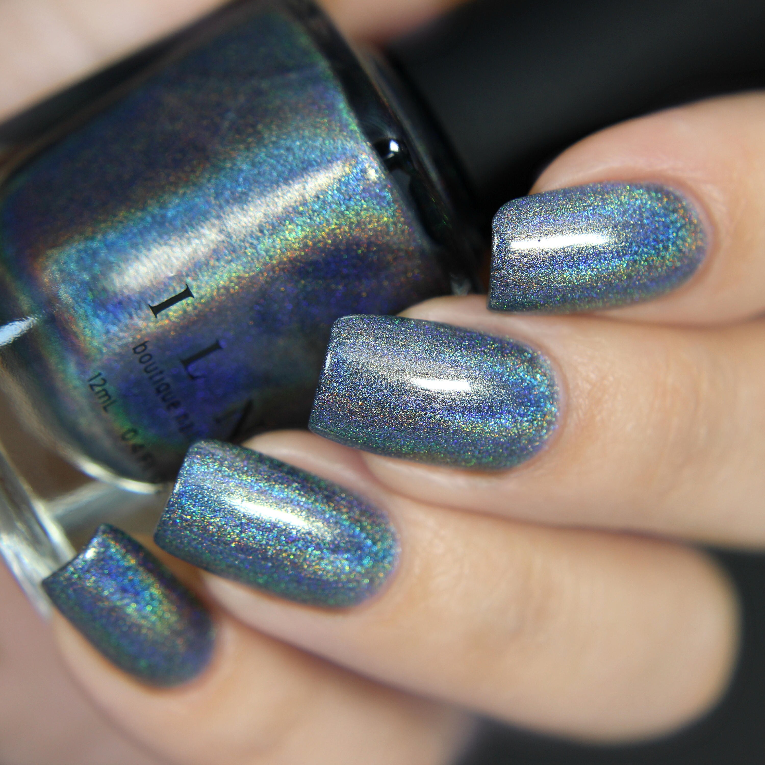 Park Place Dusk Blue Ultra Holographic Nail Polish - Etsy