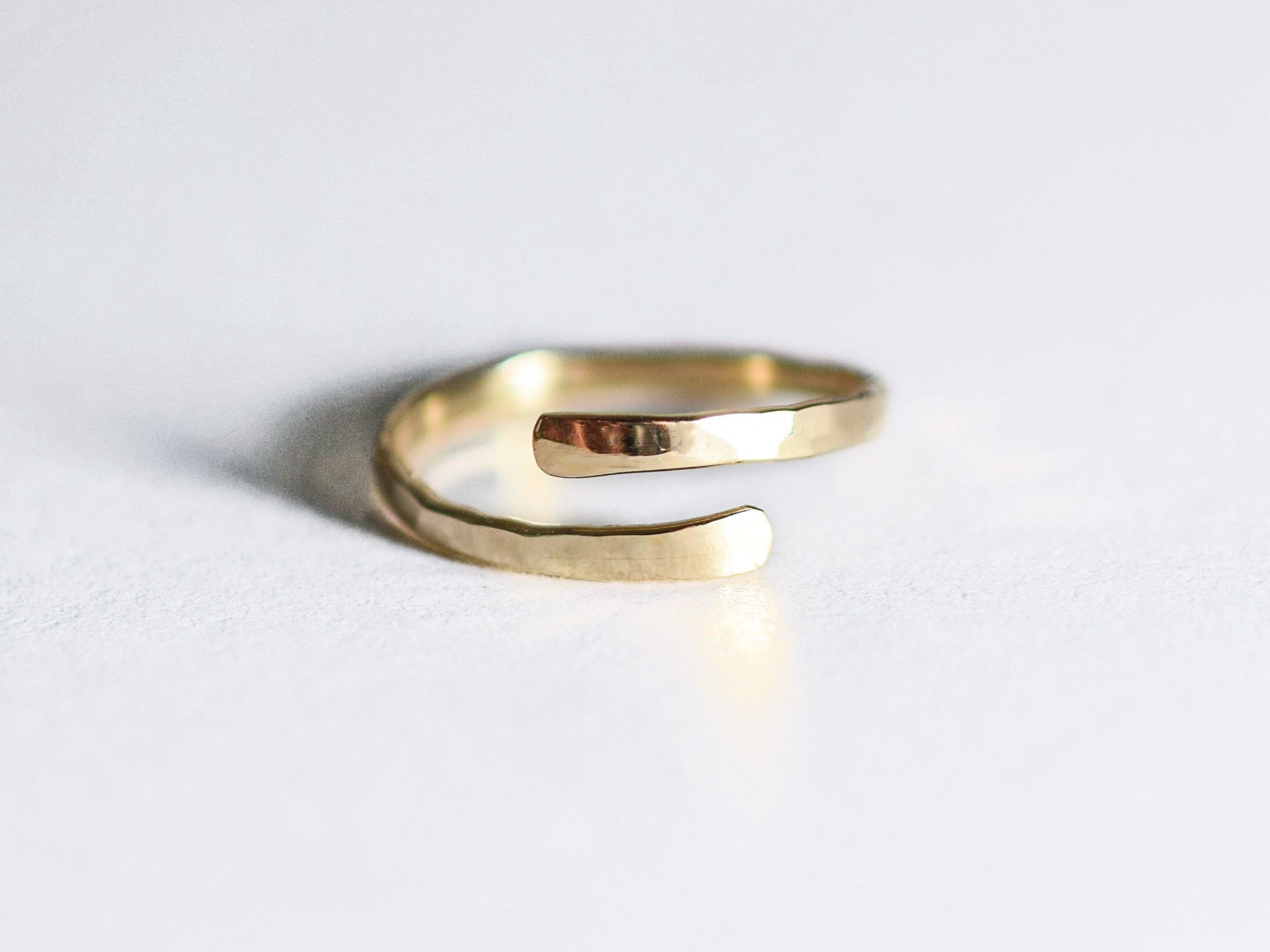 Open Bypass Ring/ Knuckle Midi Ring/ Gold Filled or Sterling - Etsy