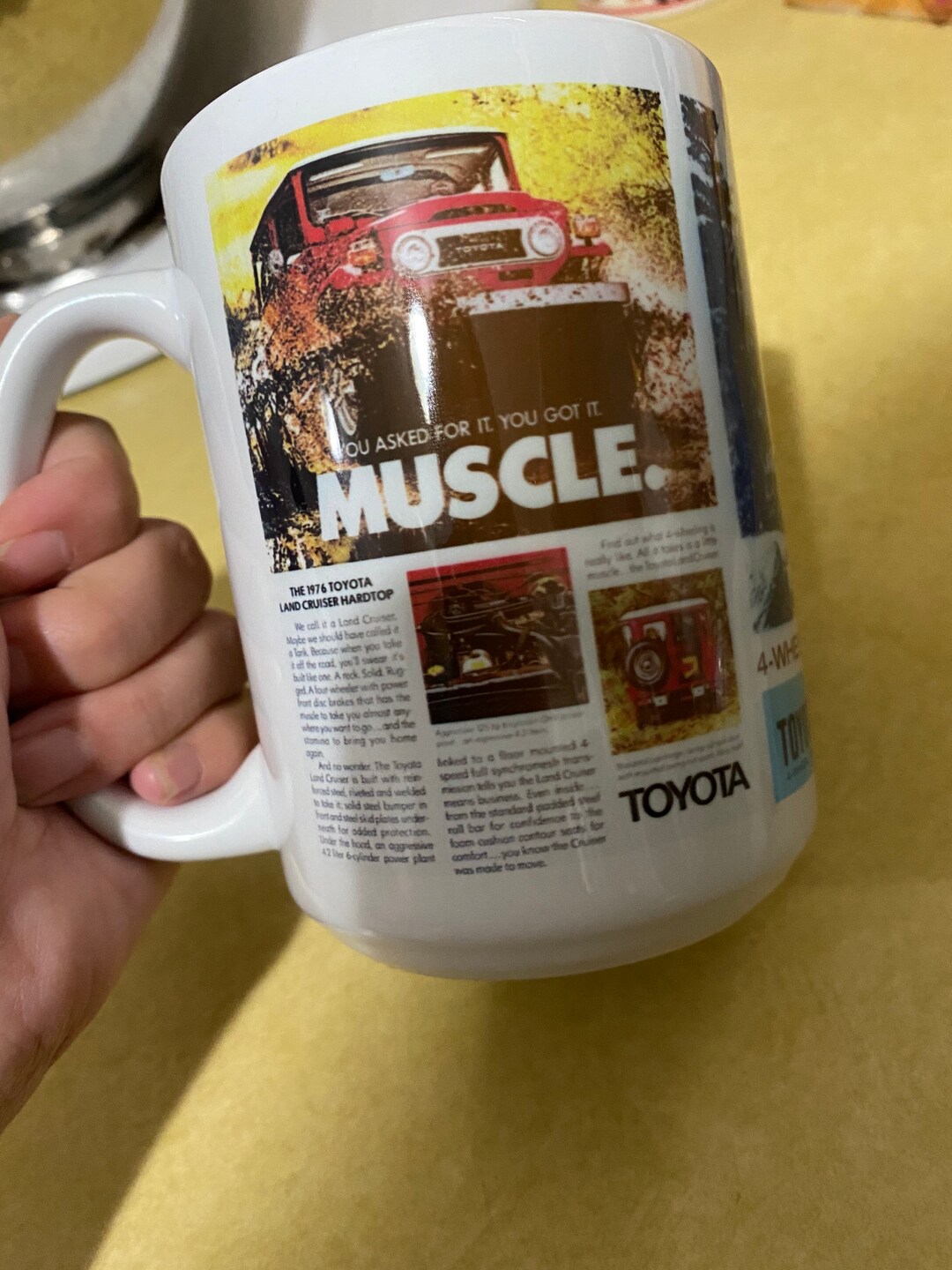 Toyota Land Cruiser 15oz. Custom Ceramic Mug or 20oz. Stainless Steel ...