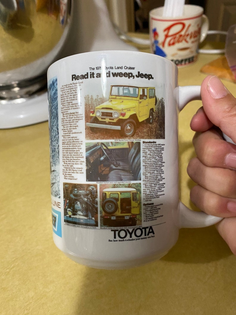 Toyota Land Cruiser 15oz. Custom Ceramic Mug or 20oz. Stainless Steel ...