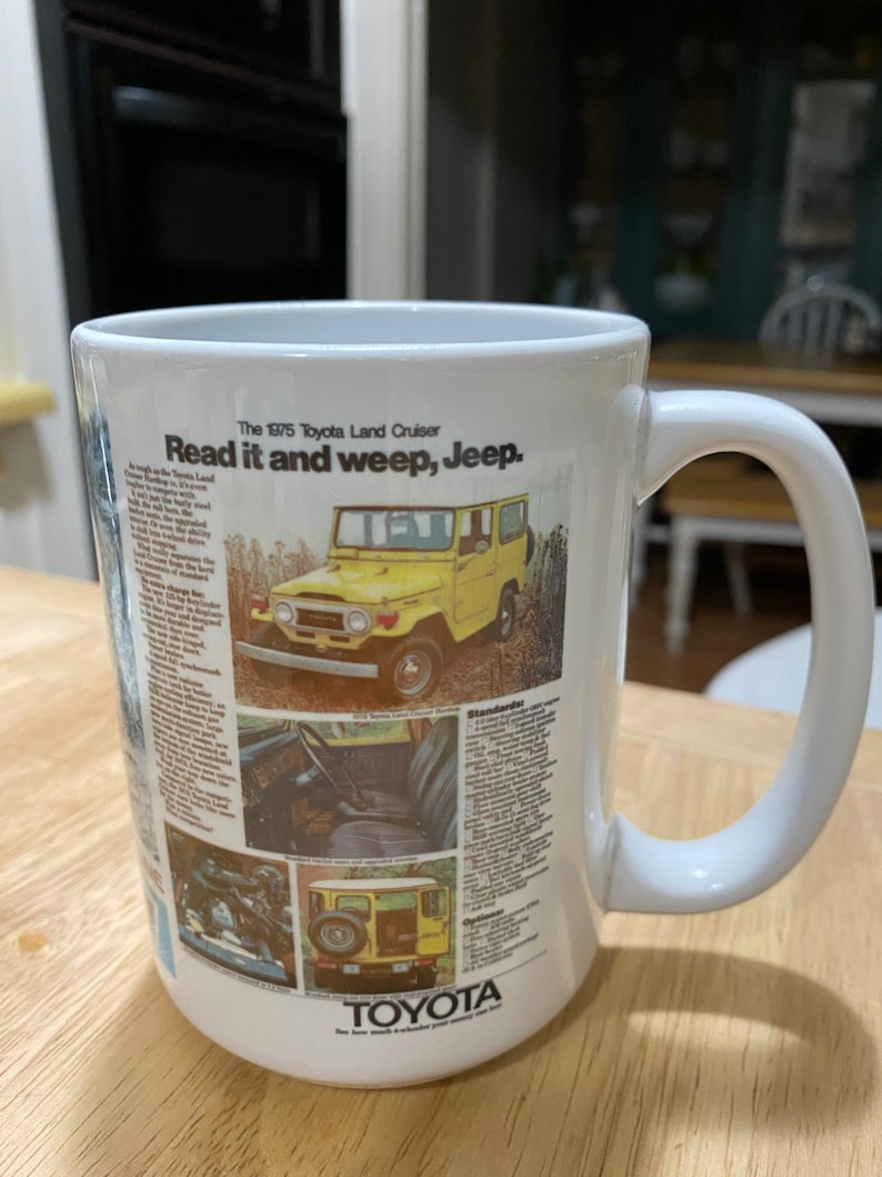 Toyota Land Cruiser 15oz. Custom Ceramic Mug or 20oz. Stainless Steel ...
