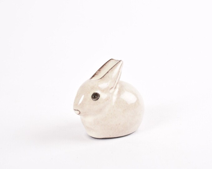 Vintage Danish Ceramic - Hare Figurine - by Hyllested Keramik - Beige ...
