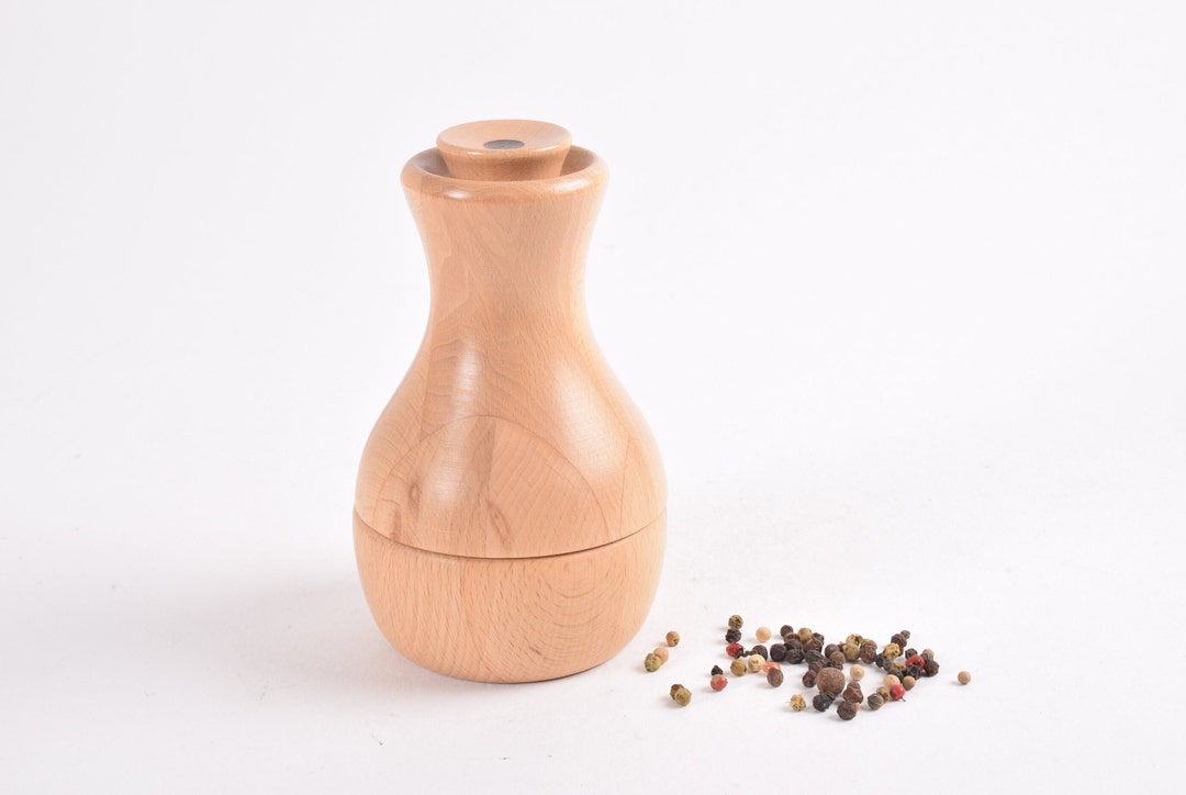 Danish Quality Pepper Mill With Peugeot Grinder Beech Wood - Made by ...