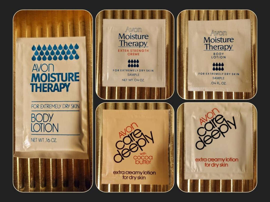 Vintage Avon Body Lotion Samples - Etsy
