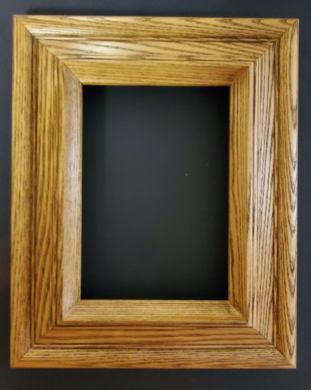Solid Oak Wood Frame 5 X 7 Beveled Craft Mount New - Etsy