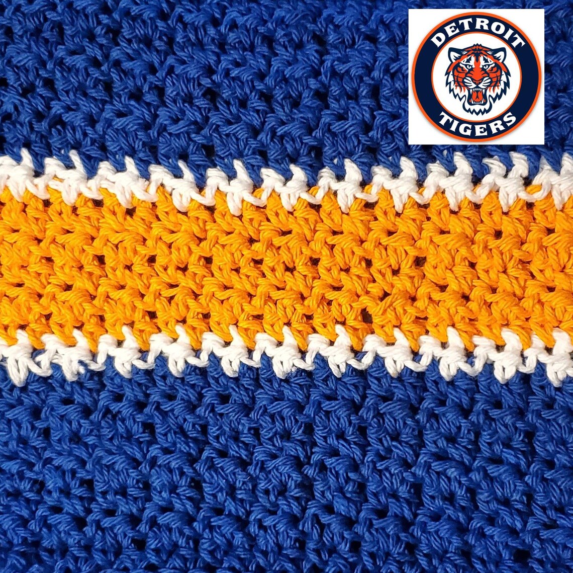 Detroit Lions Pistons Red Wings Tigers Crochet Dishcloths Dish Rags - Etsy