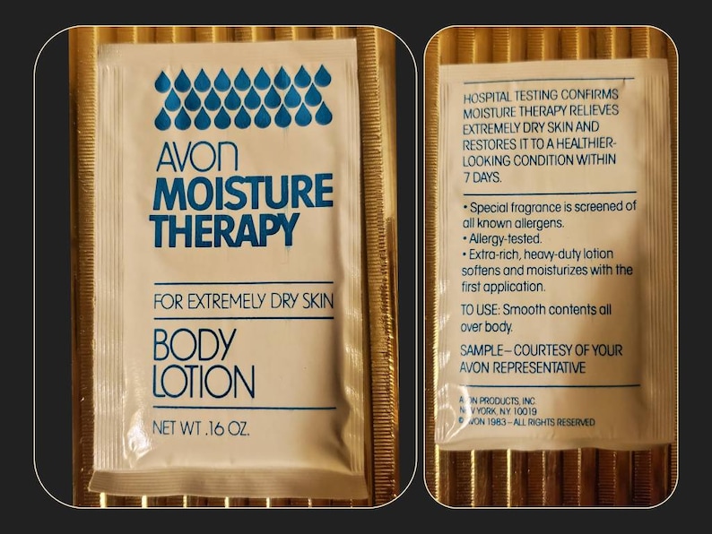 Vintage Avon Body Lotion Samples - Etsy