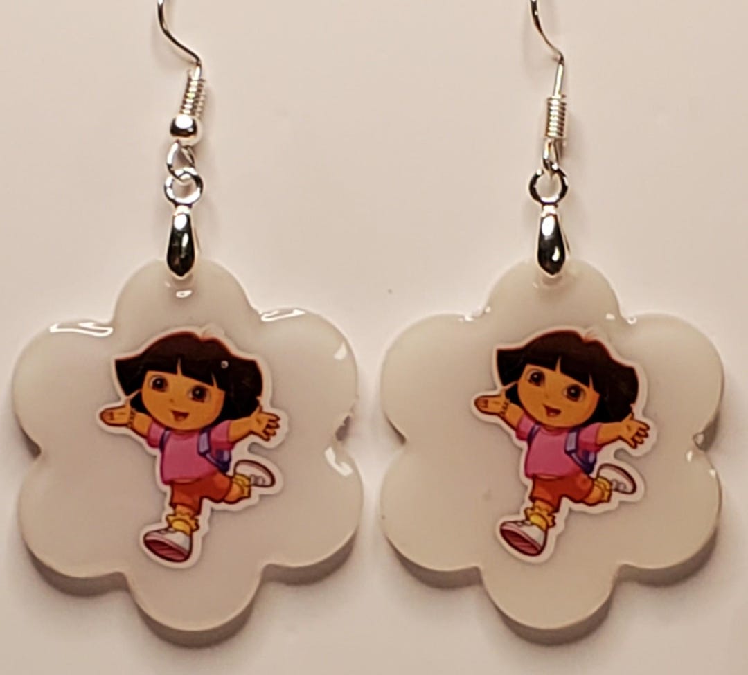 Dora the Explorer Pierced Earrings - Etsy