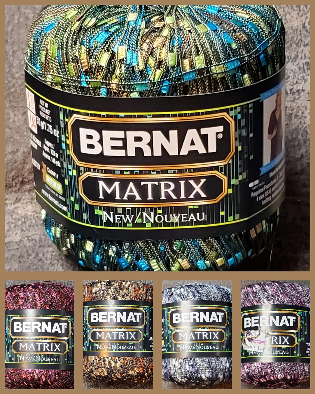 Bernat Matrix Light Yarn 140 Yards New - Etsy