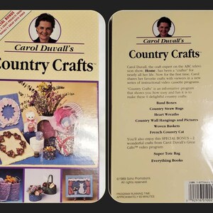 VHS Carol Duvall 2 New Vintage 1978 Holidays Crafts and Country Crafts ...