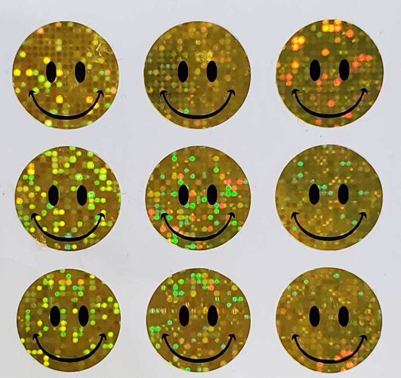 Smiley Face Stickers Various Styles Under 1 Scrapbooking - Etsy