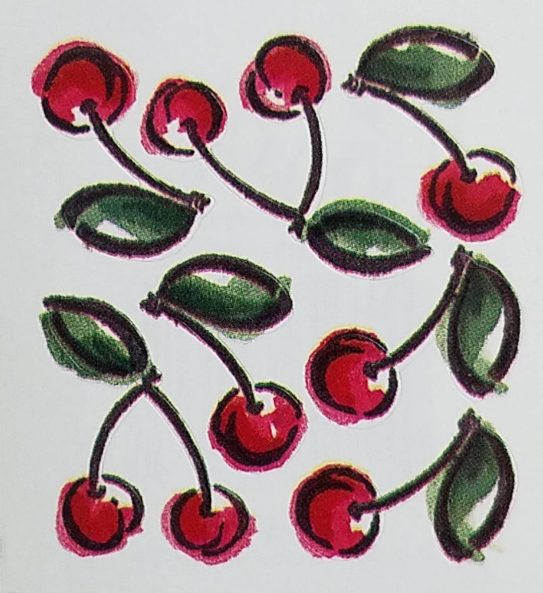 Cherry Stickers Print Works Studio Sticker Collection Cherries Stickers ...