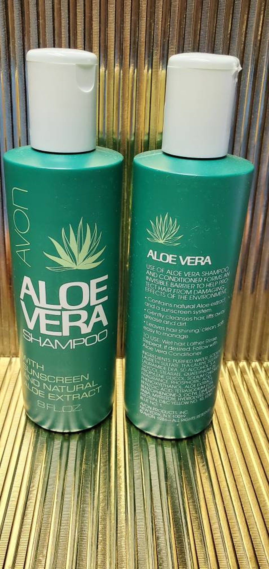 New Unopened Vintage 1986 Avon Aloe Vera Shampoo 16 Fl Oz 8 Fl Oz - Etsy