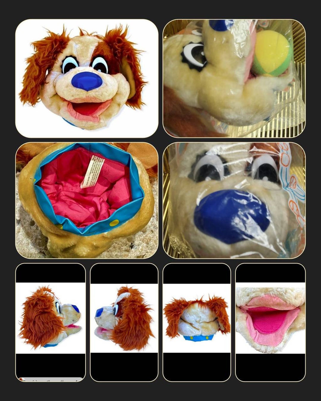 Vintage 1988 Avon Roundabout Rover Plush Puppet With Ball Factory ...